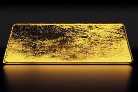 고급스러운 배경과 금융 개념에 빛나는 금괴selective Focus 3d 일러스트레이션 프리미엄 사진