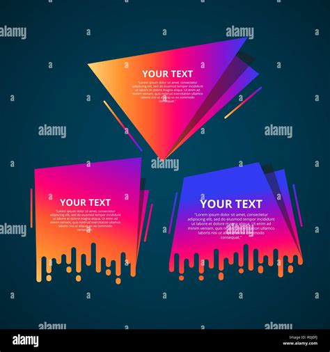 Style Text Templates Speed Origami For Banner Vector Text Label Stock