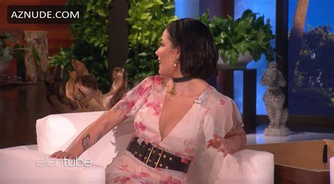Halsey Sexy Getting Scared By Halloween Prank On The Ellen Show Aznude