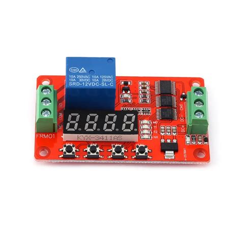 V DC Multifunction Self Lock Relay PLC Cycle Delay Time Subminiature Timer Switch Module Timer