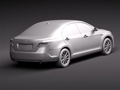 Toyota Camry 2008 2010 3d Model 99 C4d Fbx Lwo Obj Xsi Max