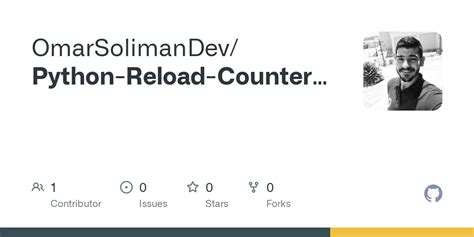 Github Omarsolimandev Python Reload Counter Helm Chart