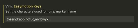 Add Setting To Swap With In Easymotion · Issue 4020 · Vscodevimvim · Github