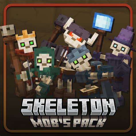 Skeleton Mobs Pack Mcmodels