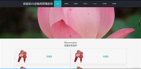 java毕设项目成都某4s店销售管理系统计算机（附源码 系统 数据库 lw） java4s店管理系统 csdn博客