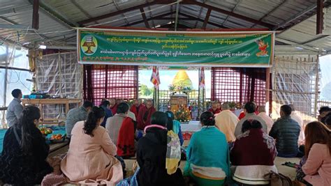 မချမ်းဘောမြို့ ကျောက်နဂါးအောင်တော်မူအေးစေတီတော်မြတ်ကြီးတွင် ဒုတိယအကြိမ်မြောက် အသံမစဲ မဟာပဋ္ဌာန