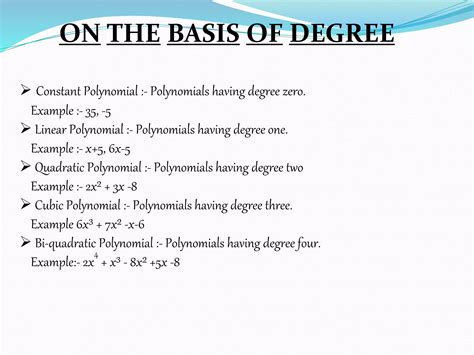 About Polynomials By Shashank Bandre Class 10th Cbse Pptx