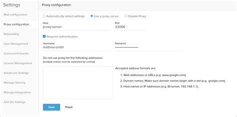 Manage Settings Zoho Analytics On Premise