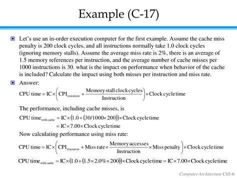 Ppt Lecture 5 Review Of Memory Hierarchy Appendix C In Textbook Powerpoint Presentation Id
