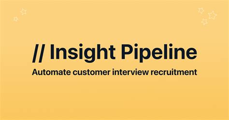 Customer Interview Questions Insight Pipeline
