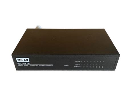 Mil S8ta Transition Networks 8 Port 10 100 1000base T Compact Workgroup Switch Quatracore