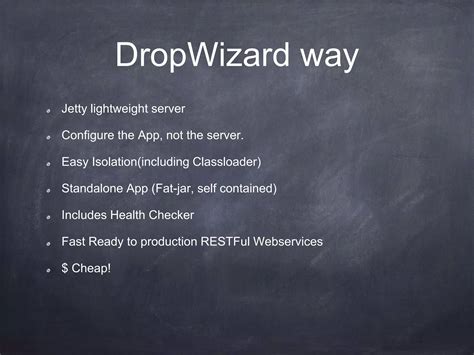 Java Microservices With Dropwizard Ppt