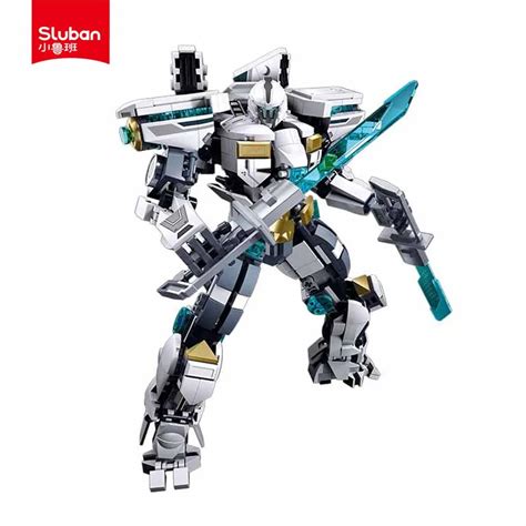Sluban Building Block Toys Robot B1151 B1181 Ice Front Protector 566pcs