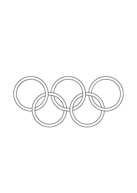 Free Olympics Rings Drawing Template To Edit Online