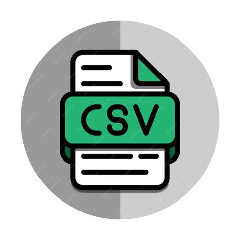 Premium Vector Csv File Data Icons With A Flat Graphic Design Style Document Files Format