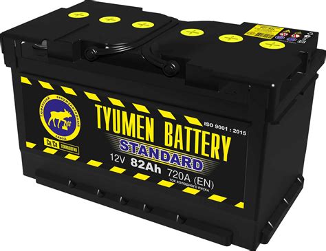 АКБ Tyumen Battery Standard 82 Ач обр. пол. низкий 720A (315x175x175 ...