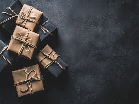 배경에 검정 선물 상자 상자 검은색 선물 배경 일러스트 및 사진 무료 다운로드 Pngtree