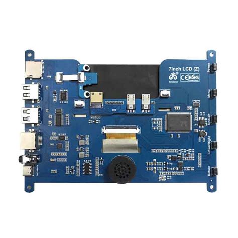 Raspberry Pi Zero 2w 7inch Lcd Capacitive Touch Screen Display With Audio Module For Banana Pi Zero