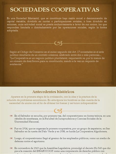 Historia Y Regulación De Cooperativas Pdf Cooperativa Sociedad De