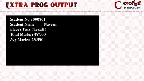 Format Specifiers In C Telugu Wd Wpf Wps Computers Adda