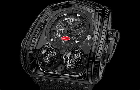 Twin Turbo Furious Bugatti La Montre Noire Watch From Bugatti And Jacob