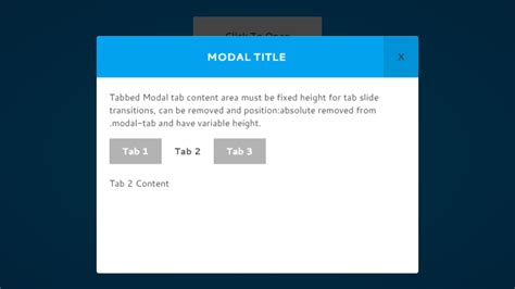 Модальное окно Html пример