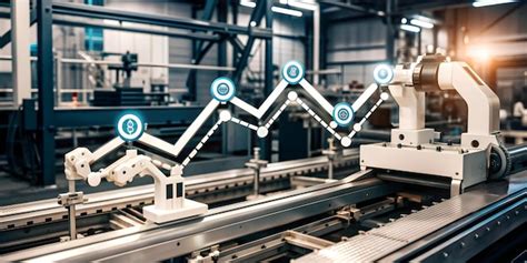 3d Ai Data Analysis Icon With Production Line Concept For Manufacturing Ideal For Isolated