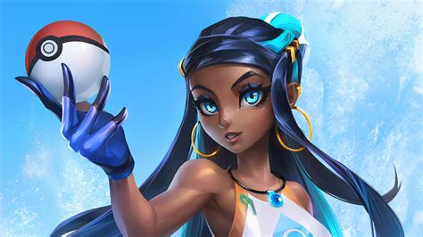 Sexy Nessa From Pokemon 1600x900 Wallpaper