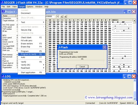 Thang Le Getting Started Iar Embedded Workbench For Arm With At91sam7s256