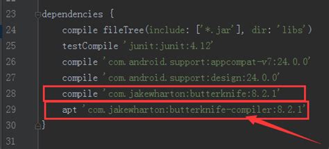 Android使用ButterKnife注解绑定控件后报NullPointException android butterknife用注释