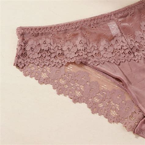 Жіночі сексуальні мереживні сітчасті трусики з низькою талією напівпрозорі дихаючі труси бікіні