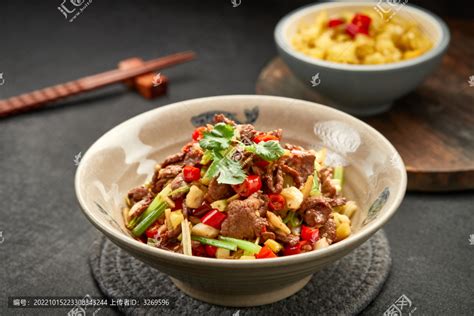 野山椒小炒黄牛肉 中国菜系 食品餐饮 摄影素材 汇图网www huitu