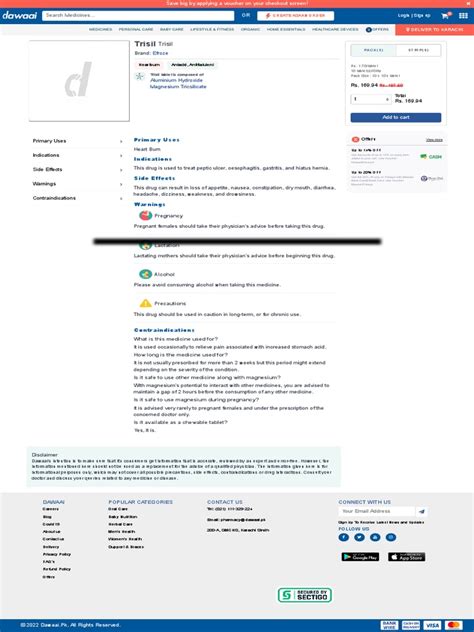 Trisil Tab Dawaai Uses Side Effect Price In Pakistan Pdf