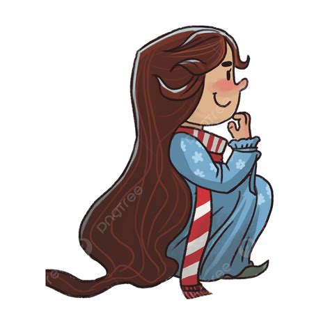 캐릭터 일러스트 상 큼 소녀 Png 요소 소녀 요소 인물 원소 귀여운 바람 Png 일러스트 및 Psd 이미지 무료 다운로드 Pngtree