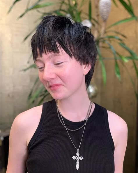 Edgy Pixie With Micro Bangs Undefined San Francisco California
