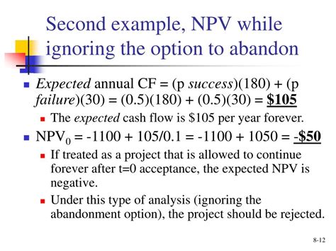 PPT Chapter 8 Strategy And Analysis Using NPV PowerPoint Presentation ID 1187502