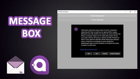 Message Box En Avalonia Net Multiplataforma Youtube