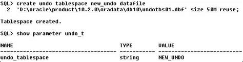 Managing Oracle S Undo Tablespaces Database Journal