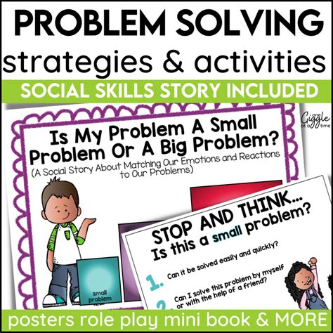 Social Stories Problem Solving Activities And Skills Strategies