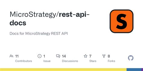 Github Microstrategyrest Api Docs Docs For Microstrategy Rest Api