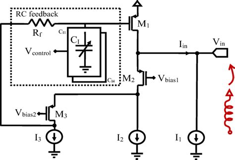 Schematic Of The Tunable Active Inductor Download Scientific Diagram