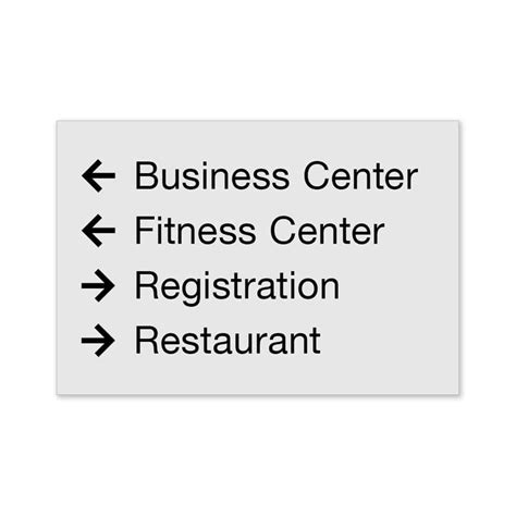 Effortless 11 X 75 Directional 3d Sign Identity Group