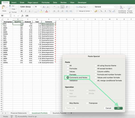 A Comprehensive Guide To Excels Paste Options Downloadable Template