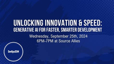 Devopsdsm September Meetup Is Wednesday September 25th At 6pm Join