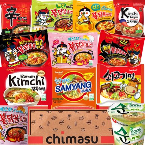 Asian Korean Halal Ramen Noodles Snack Box Hamper By Chimasu 6