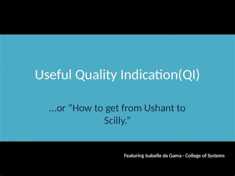 Pptx Useful Quality Indicators Dokumentips