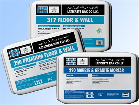 Thin Set Mortar Laticrete Rak Co Llc