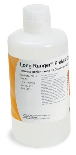 Lonza Long Ranger Long Ranger Xl And Rapid Ranger Gel Solutionsgel
