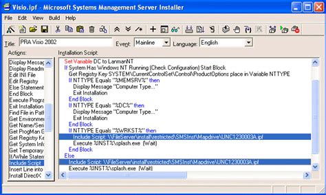 Sms Installer Include Script Command Serverwatch