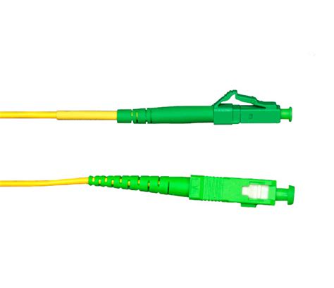 Patch cord de fibra óptica SC APC a LC APC de 3 metros ATON Technology